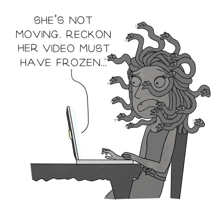 Artist Illustrates Made-Up Characters On Zoom Calls » Design You Trust ...