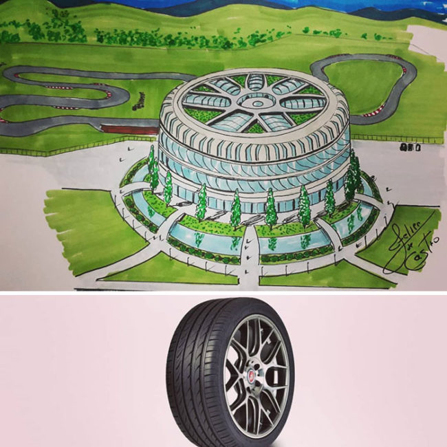 Brazilian Architect Draws Buildings Inspired By Everyday Objects ...