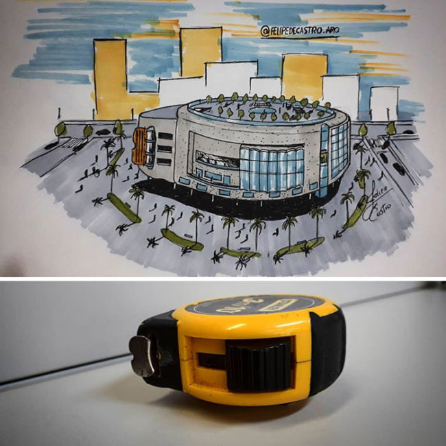 Brazilian Architect Draws Buildings Inspired By Everyday Objects ...