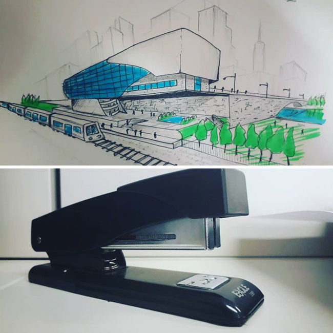 Brazilian Architect Draws Buildings Inspired By Everyday Objects ...