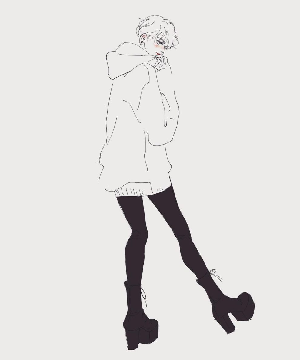 Sotoko, the Japanese Artist Who Draws Minimalistic Illustrations of ...