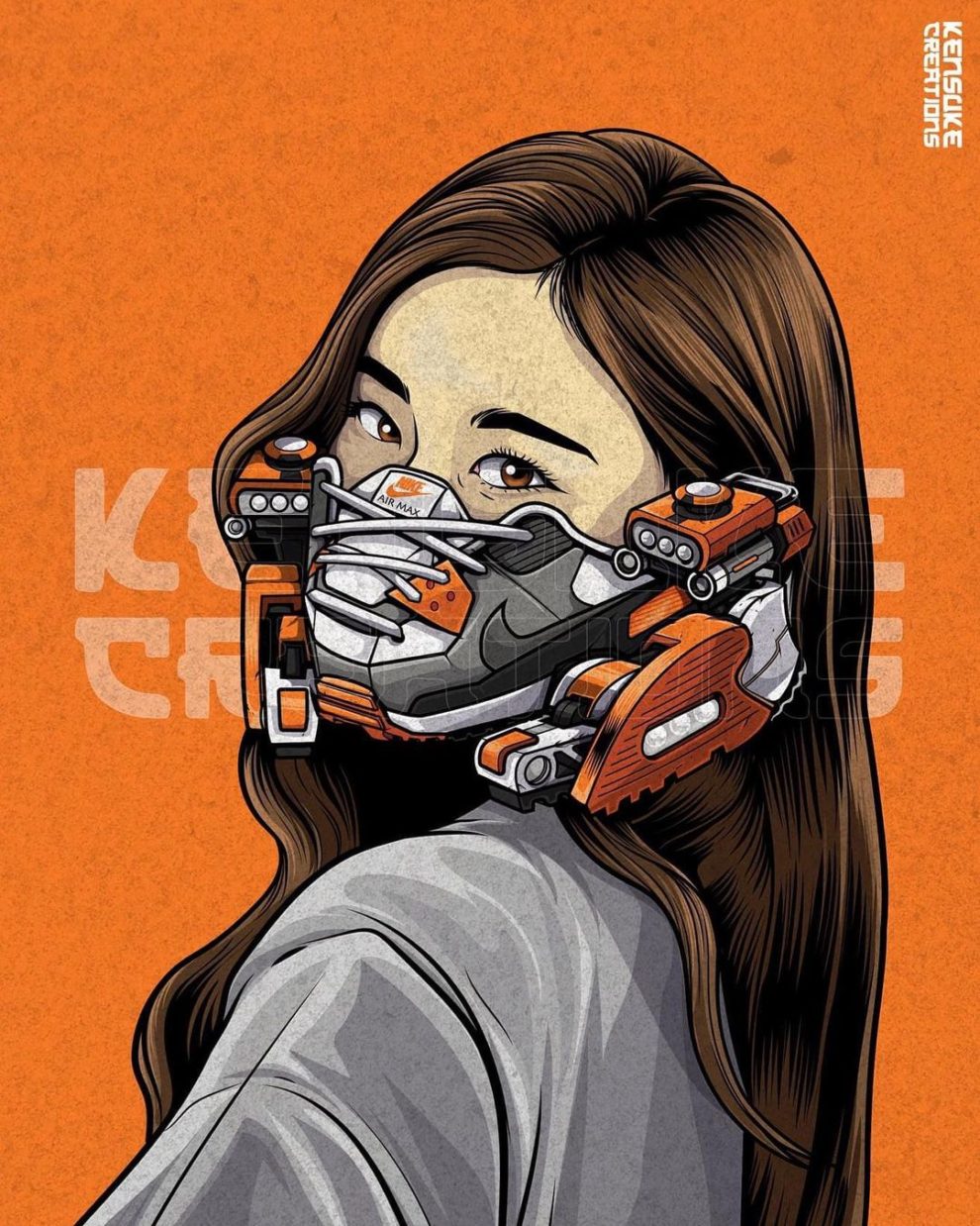 The Superb Gundam, Cyberpunk and Science Fiction Artworks of Ken Hensly ...