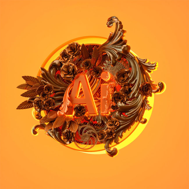 Ornate & Highly Decorative 3D Typography by Katt Phatt » Design You ...
