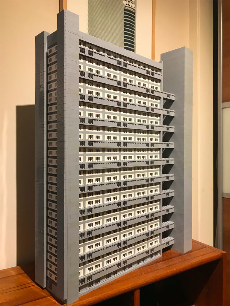 Artist Spent 2 Years and 10,000 Lego Pieces Building This Brutalist ...