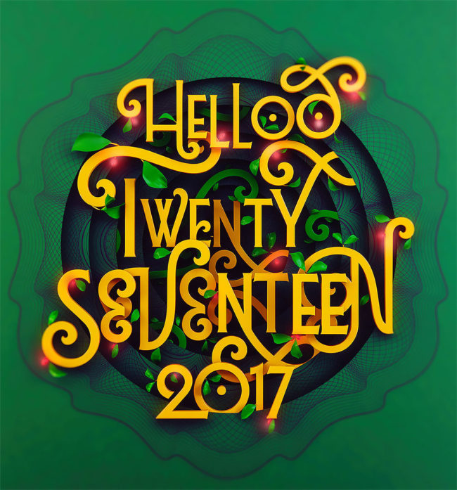 Ornate & Highly Decorative 3D Typography by Katt Phatt » Design You ...