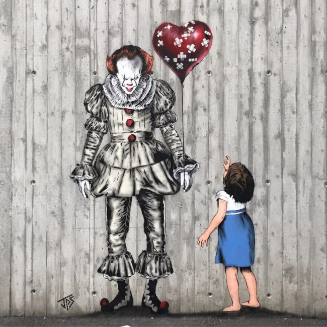 Artist Makes Streets Less Boring By Making Graffiti That Interacts With ...
