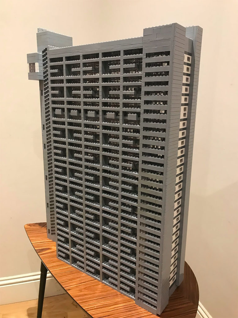 Artist Spent 2 Years and 10,000 Lego Pieces Building This Brutalist ...