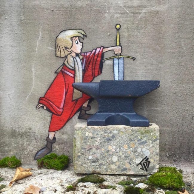 Artist Makes Streets Less Boring By Making Graffiti That Interacts With ...
