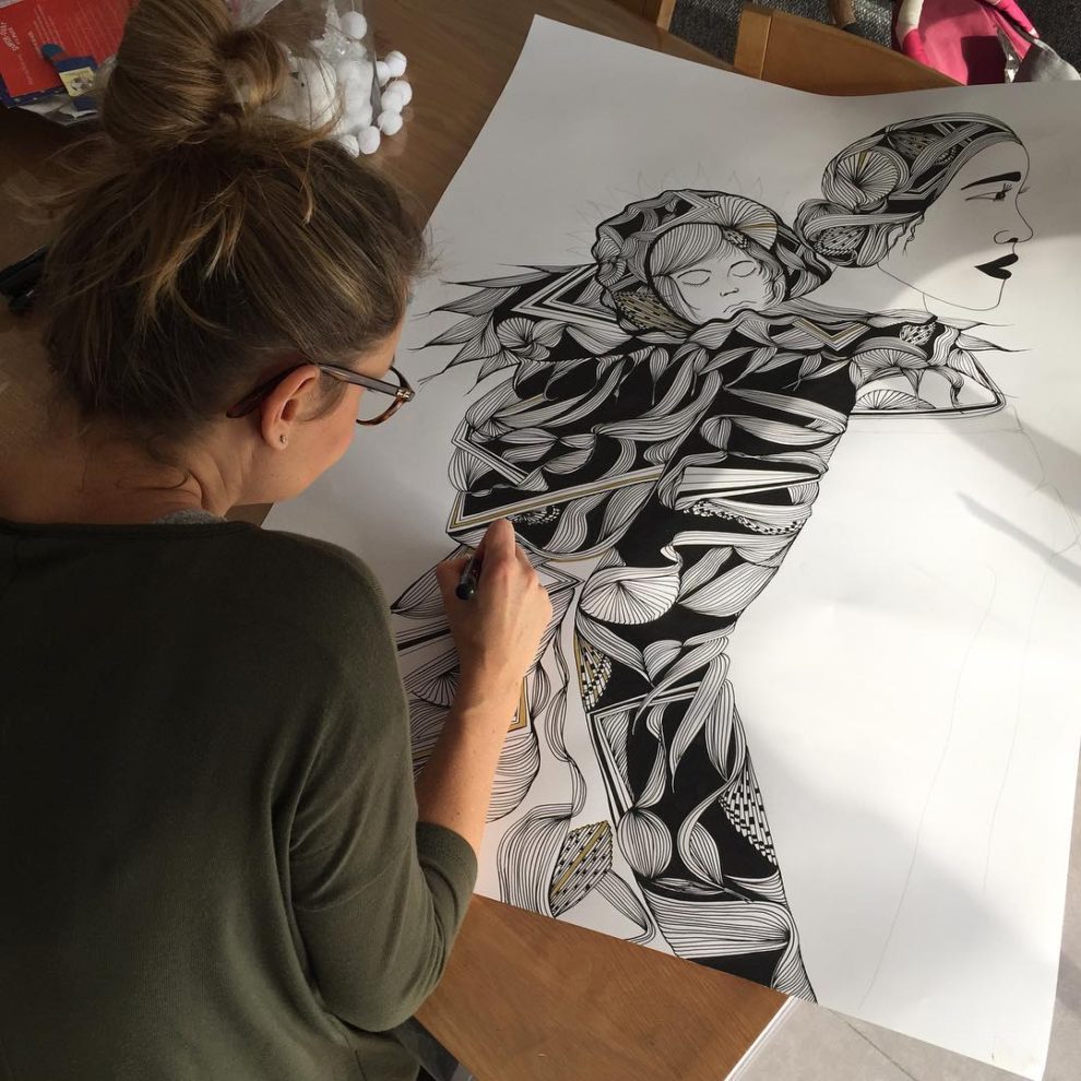 Awesome Illustrations About Women by Majéon » Design You Trust — Design ...