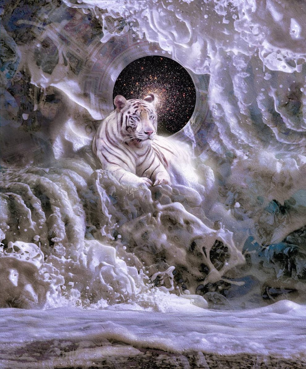 “Stargazing”: The Superb Dreamy and Psychedelic Digital Collages by ...