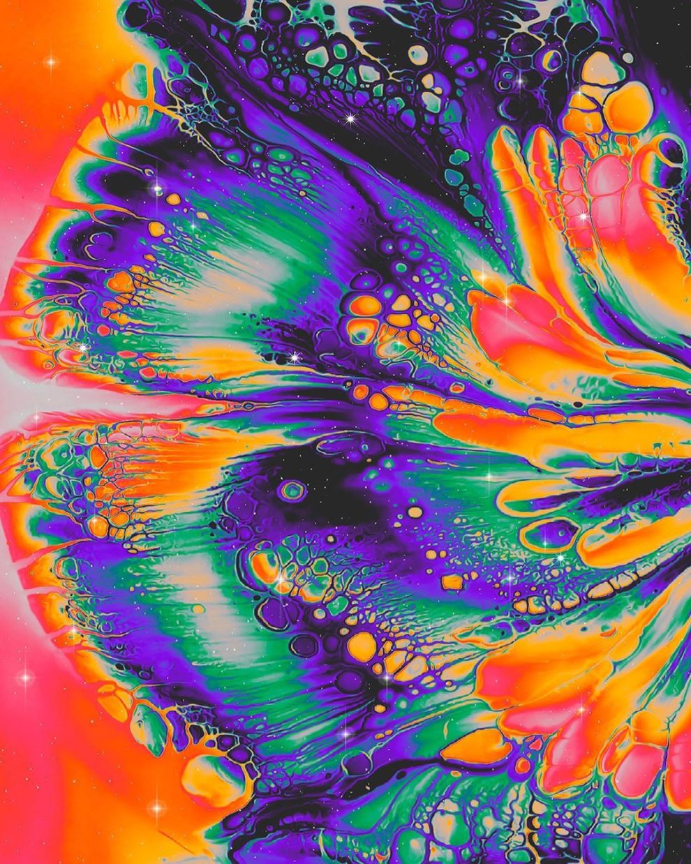 “Magic Carpet Ride”: The Psychedelic Abstract Graphics by Alycia ...
