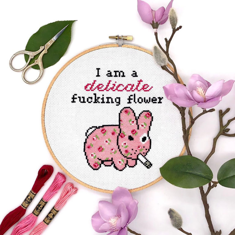 Brilliant Rude Cross Stitches by Katerina Lukashina » Design You Trust ...