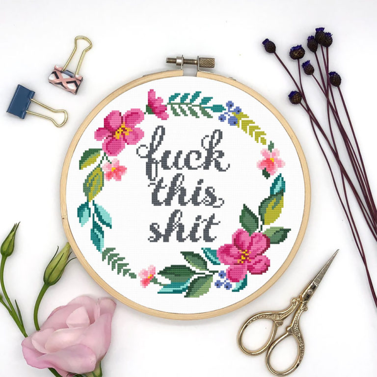Brilliant Rude Cross Stitches by Katerina Lukashina » Design You Trust ...