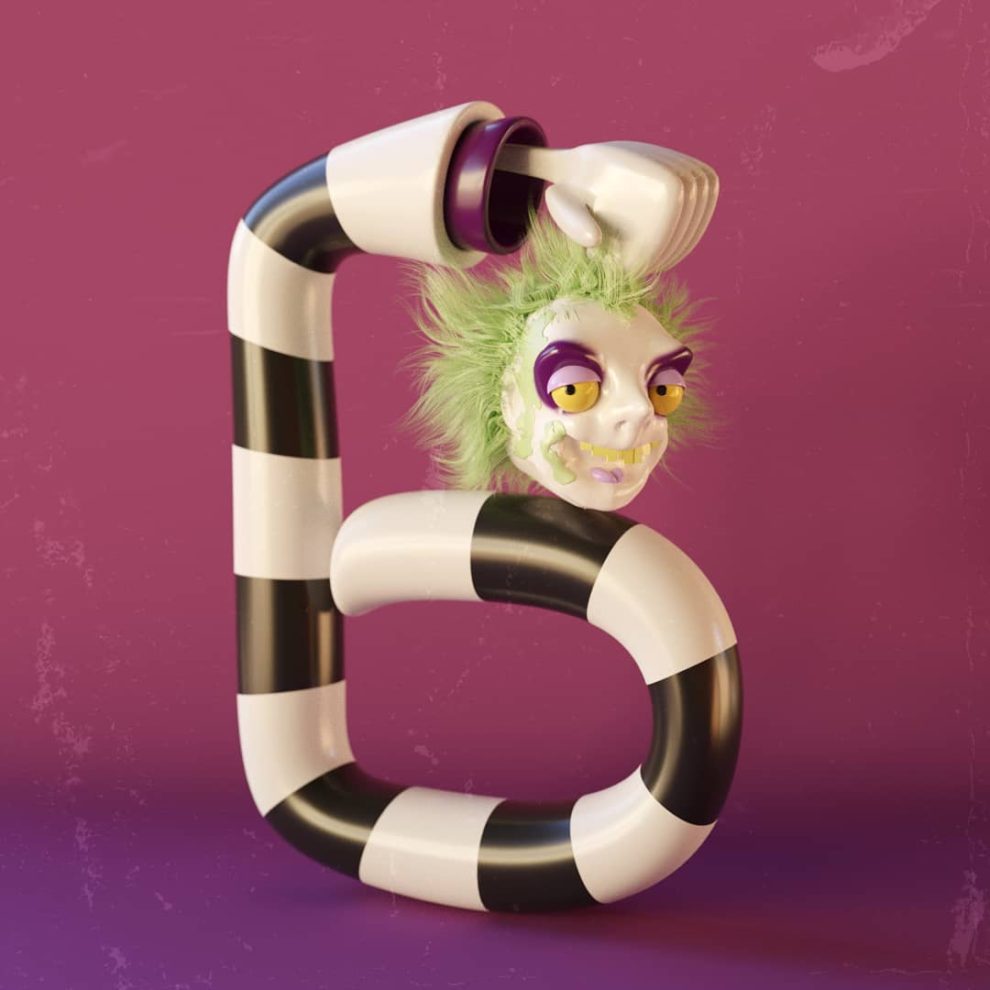 Ben Chelouche Created Two 3D Alphabets For 36 Days Of Type Challenge ...