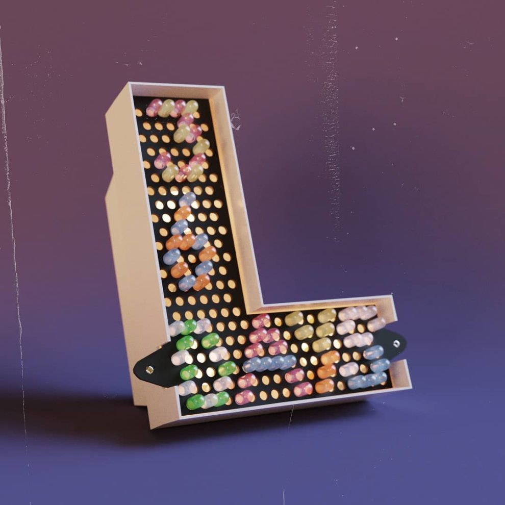 Ben Chelouche Created Two 3D Alphabets For 36 Days Of Type Challenge ...