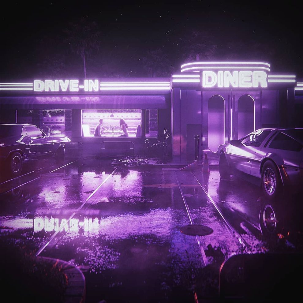 “Retric Dreams”: The Superb Synthwave Inspired Artworks in Dark Neon by ...