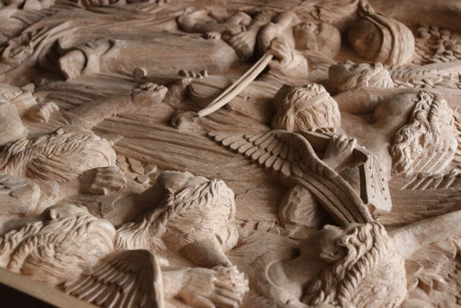 Ukrainian Artist Spent Seven Month to Create This Relief Wood Carving ...