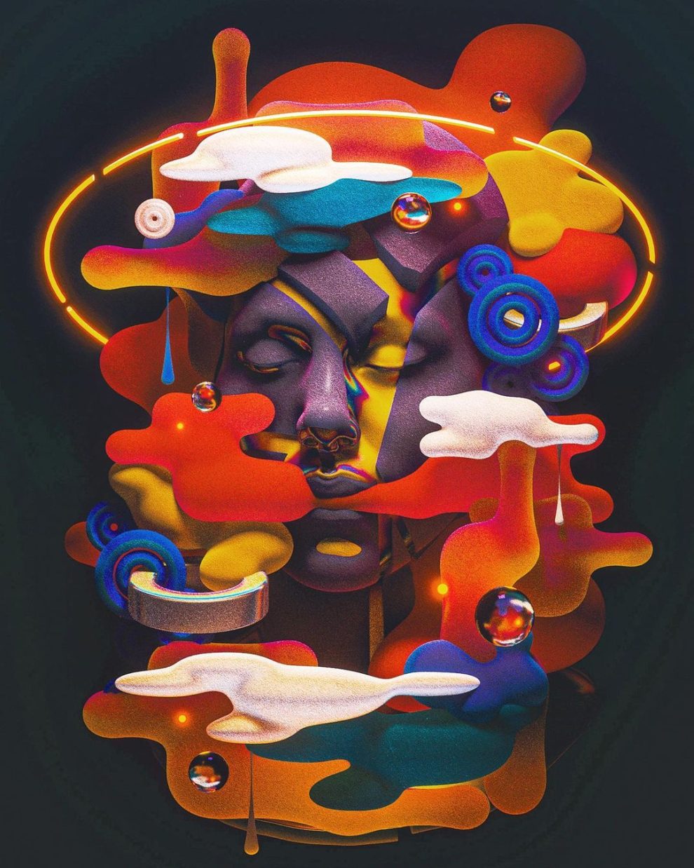 “Strange Dreams”: Surreal & Abstract Renders by Mark Constantine ...