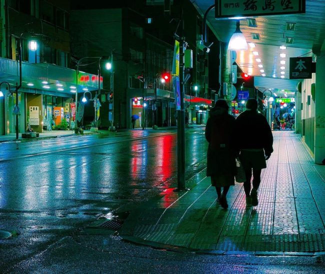 Photographer Captures Japanese City in Gloomy Lights of Dark Neon ...