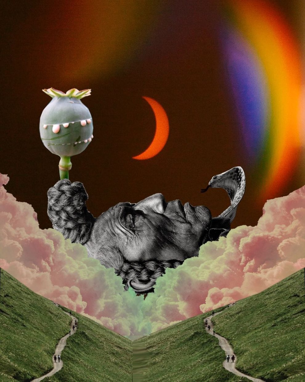 “The Society of Fatigue”: The Spiritual & Psychedelic Collages by ...