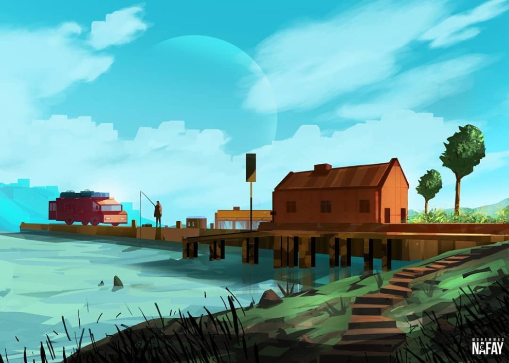 “Beneath the Horizon”: The Superb Dreamy Aethsetic Artworks of Muhammad ...