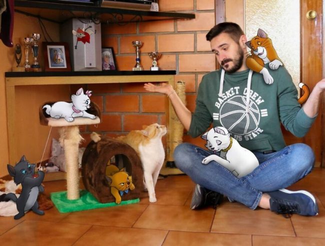 Guy Edits Disney Characters Into His Photos And The Result Looks Like ...