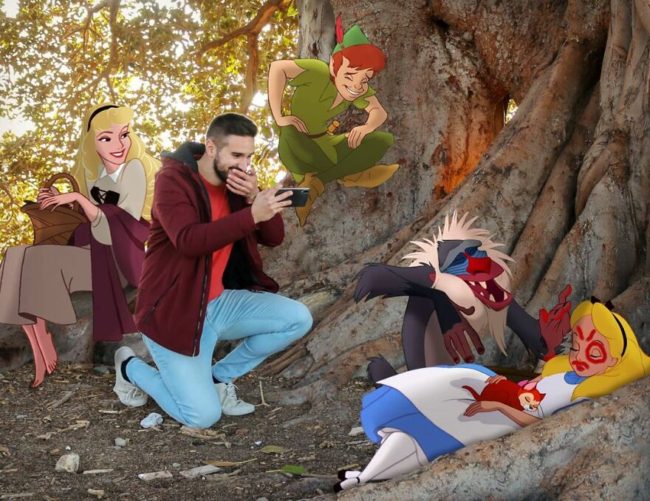 Guy Edits Disney Characters Into His Photos And The Result Looks Like ...
