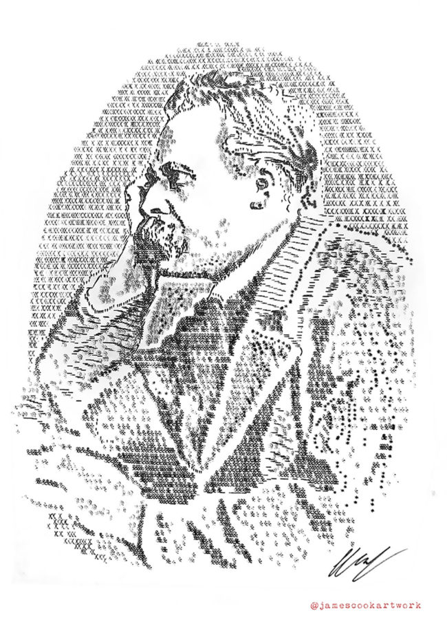 This Artist Draws Using Only Letters and Numbers on Old Typewriters ...