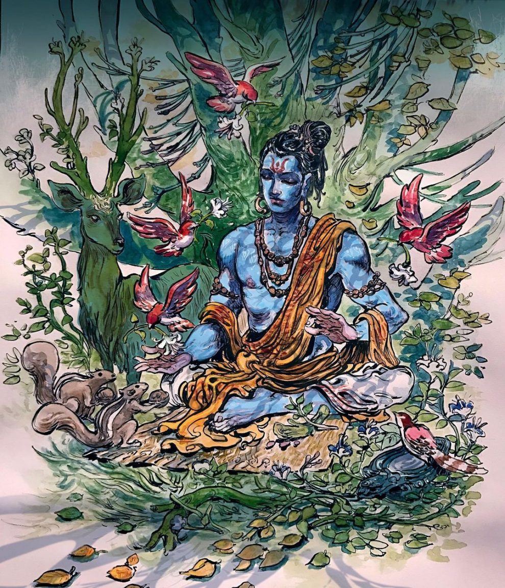 “Namaha”: The Mythologic India In Stunning Illustrations By Abhishek ...