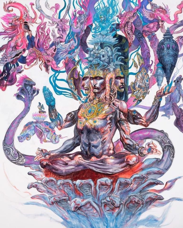 “Namaha”: The Mythologic India In Stunning Illustrations By Abhishek ...