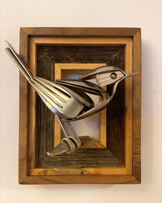 These Superb Metal Sculptures Are Made of Old Cutlery » Design You ...