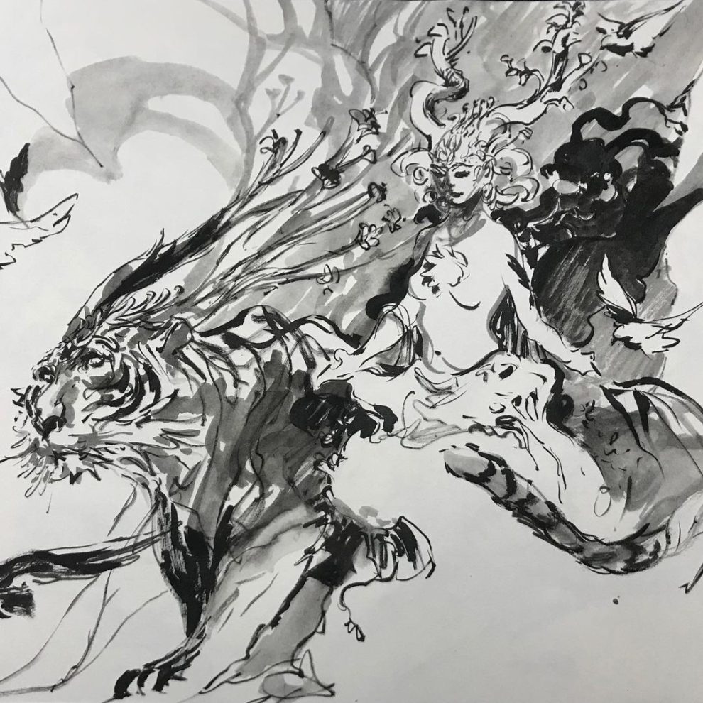 “Namaha”: The Mythologic India In Stunning Illustrations By Abhishek ...