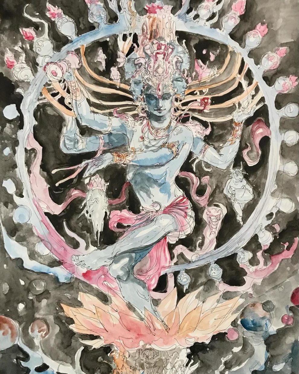 “Namaha”: The Mythologic India In Stunning Illustrations By Abhishek ...