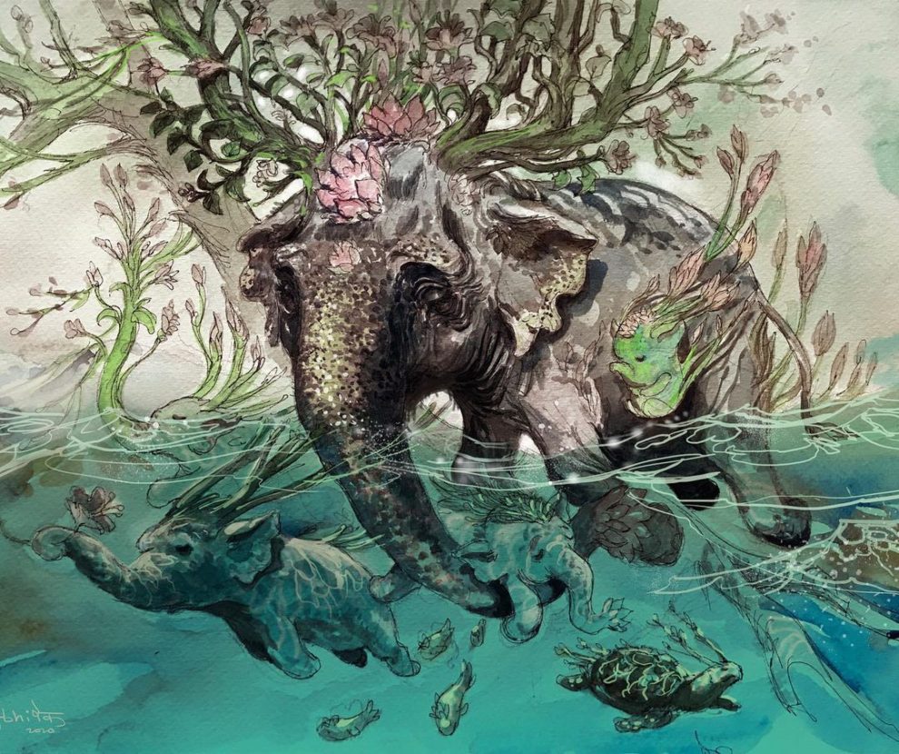 “Namaha”: The Mythologic India In Stunning Illustrations By Abhishek ...