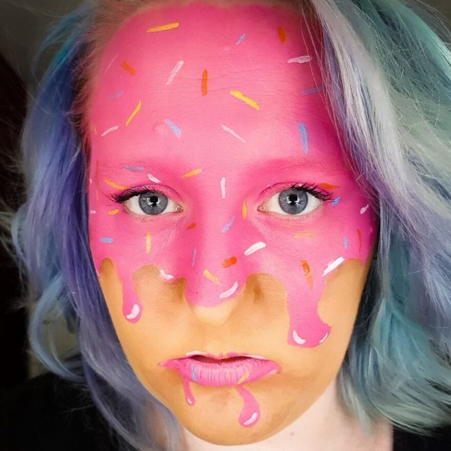 This Artist Uses Her Face As A Canvas » Design You Trust — Design Daily ...