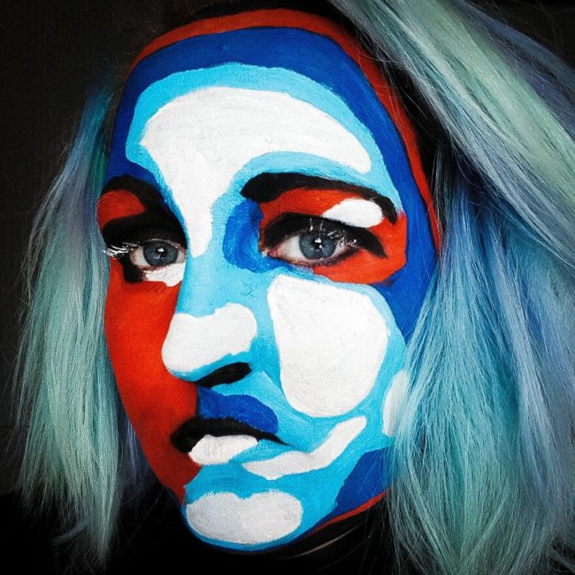 This Artist Uses Her Face As A Canvas » Design You Trust — Design Daily ...