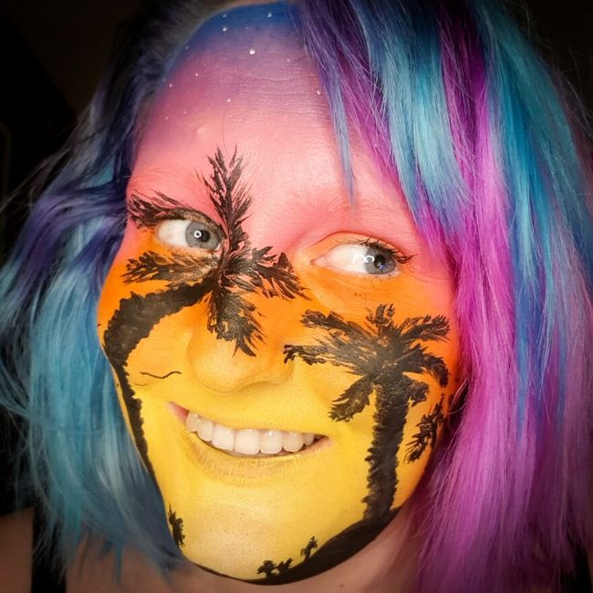This Artist Uses Her Face As A Canvas » Design You Trust — Design Daily ...