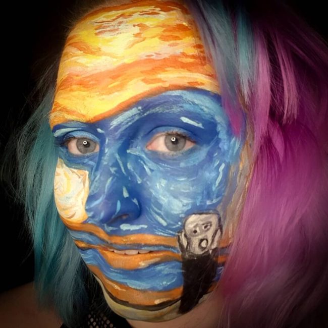 This Artist Uses Her Face As A Canvas » Design You Trust — Design Daily ...