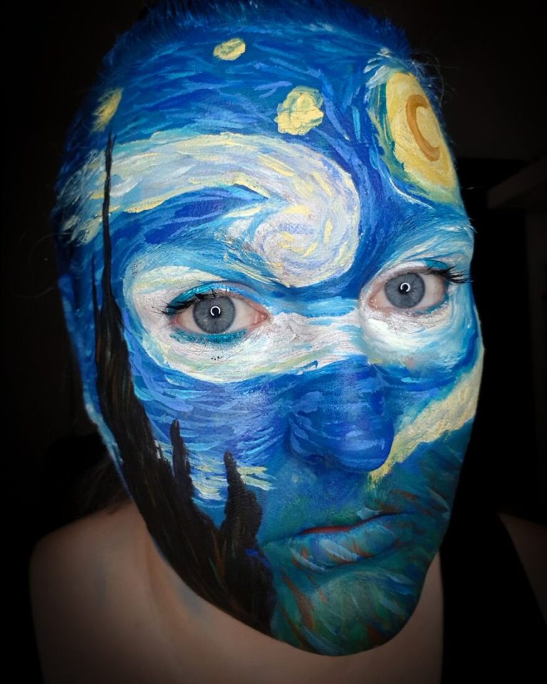 This Artist Uses Her Face As A Canvas » Design You Trust — Design Daily ...