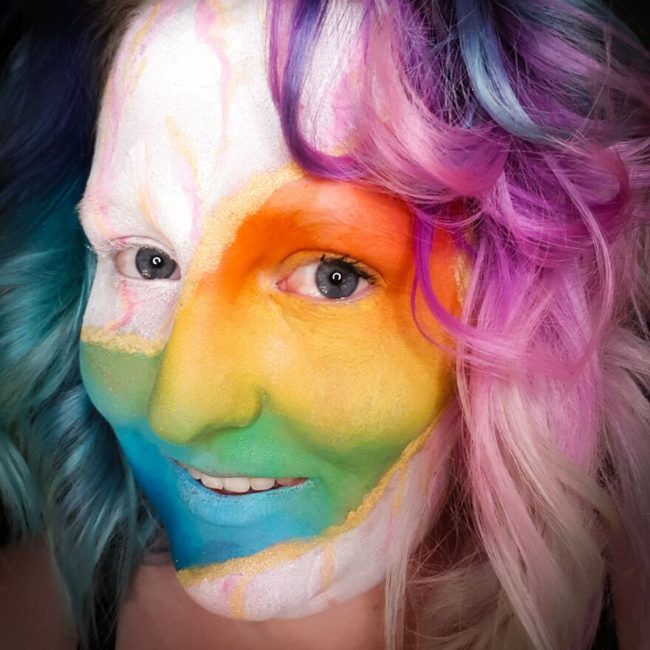 This Artist Uses Her Face As A Canvas » Design You Trust — Design Daily ...