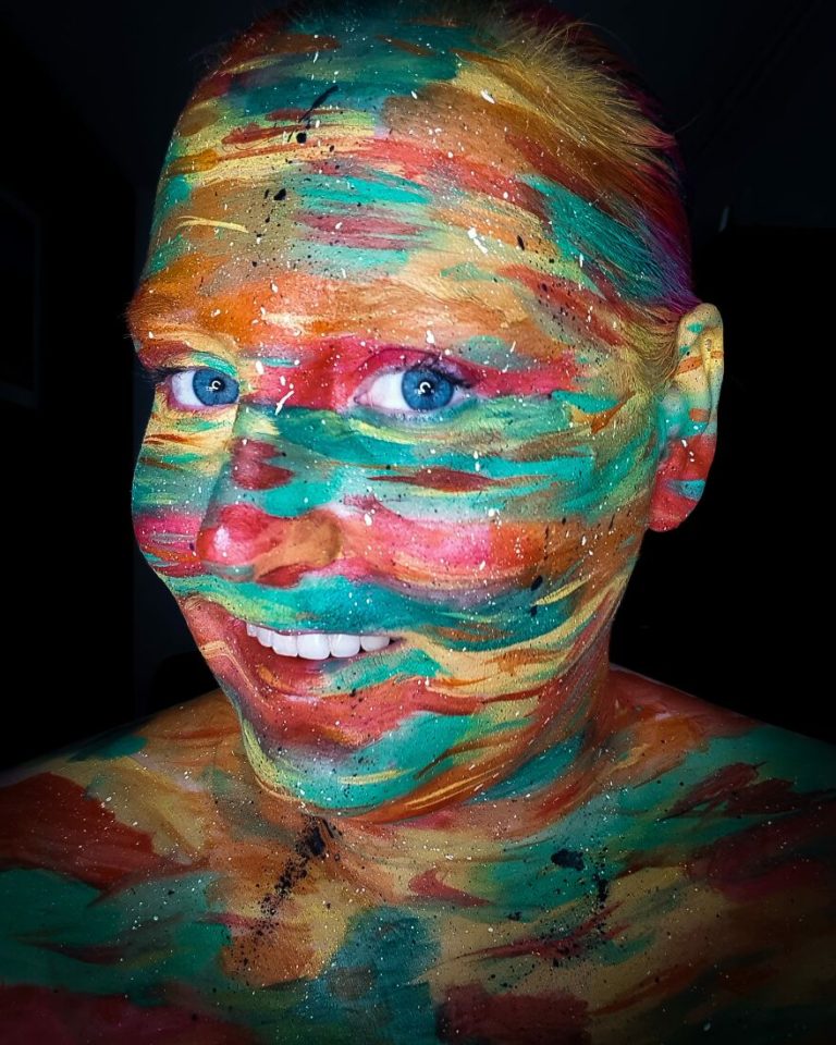 This Artist Uses Her Face As A Canvas » Design You Trust — Design Daily ...