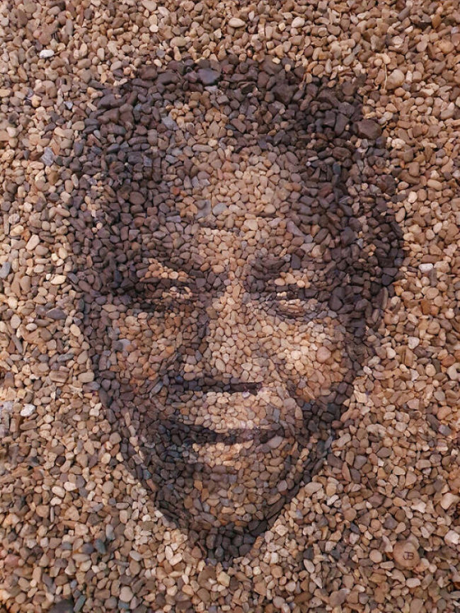British Artist Justin Bateman Creates Intricate Art Using Pebbles ...