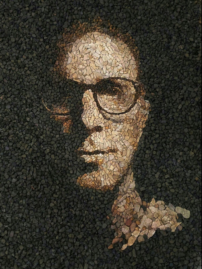 British Artist Justin Bateman Creates Intricate Art Using Pebbles ...