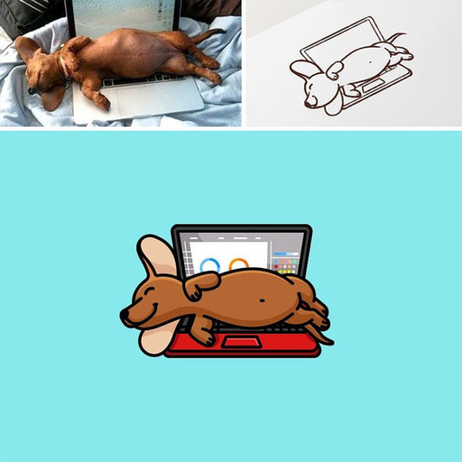 Logo Designer Creates Adorable Illustrations Inspired By All Kinds Of ...