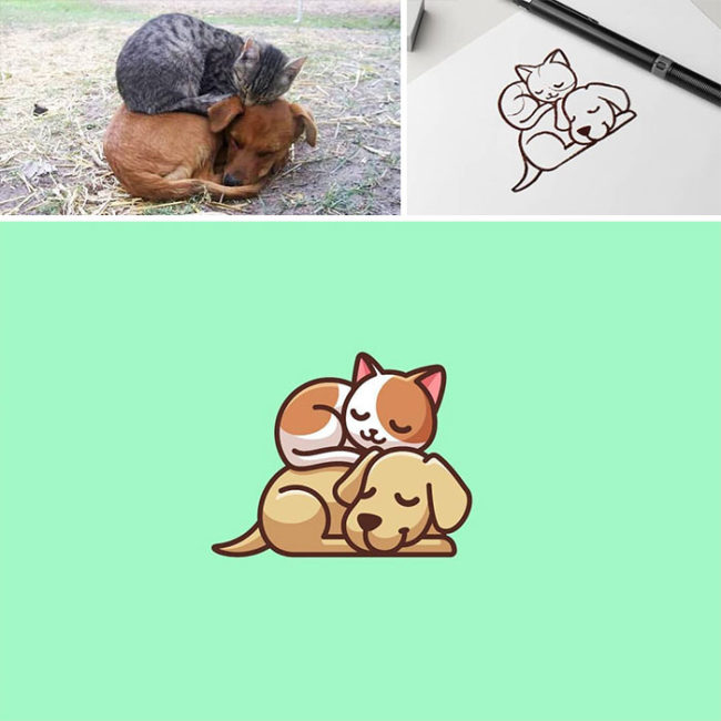 Logo Designer Creates Adorable Illustrations Inspired By All Kinds Of ...