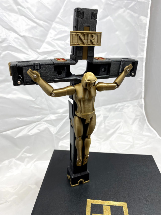 This Is Supercool 3D Printed Jesus Mecha Christ Transformer » Design ...