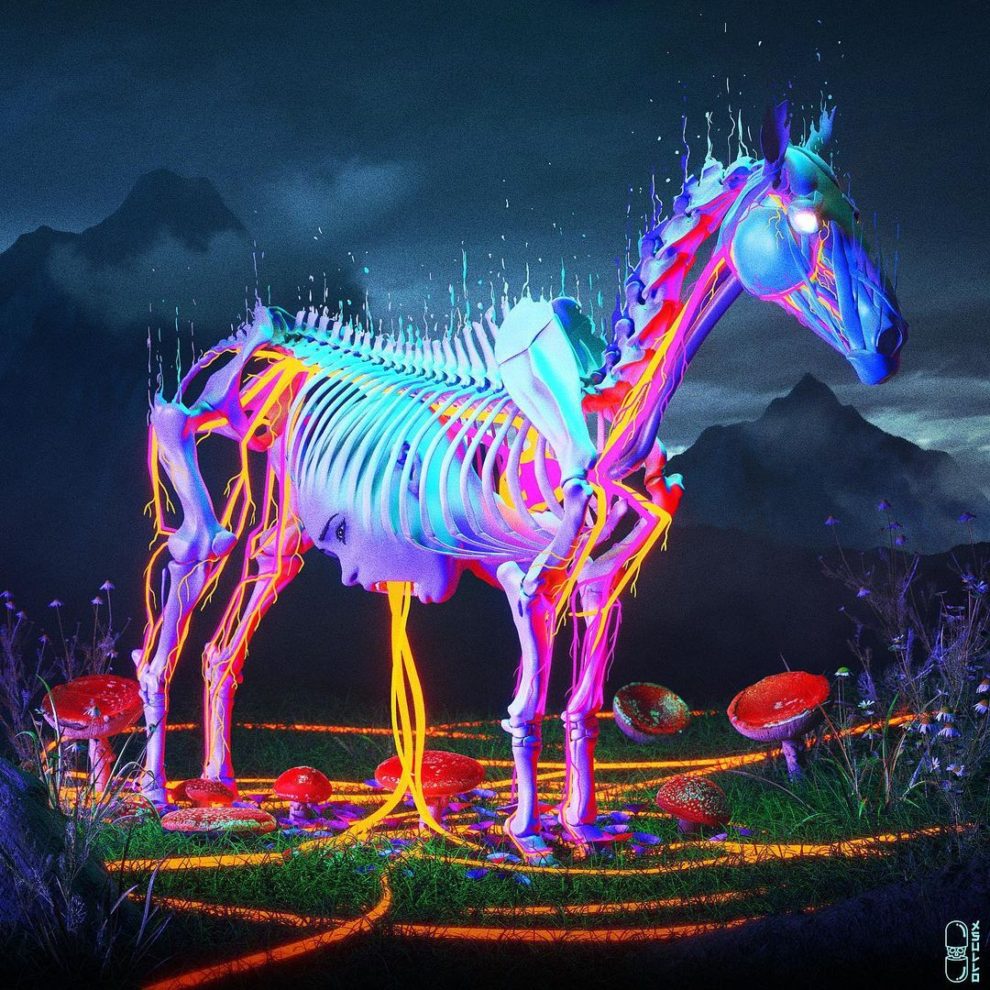 “Wet Dreams”: The Superb Digital Artworks by XSULLO » Design You Trust ...