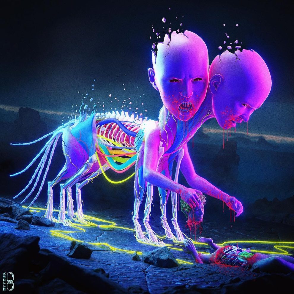 “Wet Dreams”: The Superb Digital Artworks by XSULLO » Design You Trust ...
