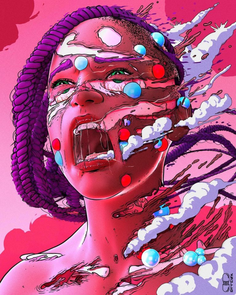 “Wet Dreams”: The Superb Digital Artworks by XSULLO » Design You Trust ...
