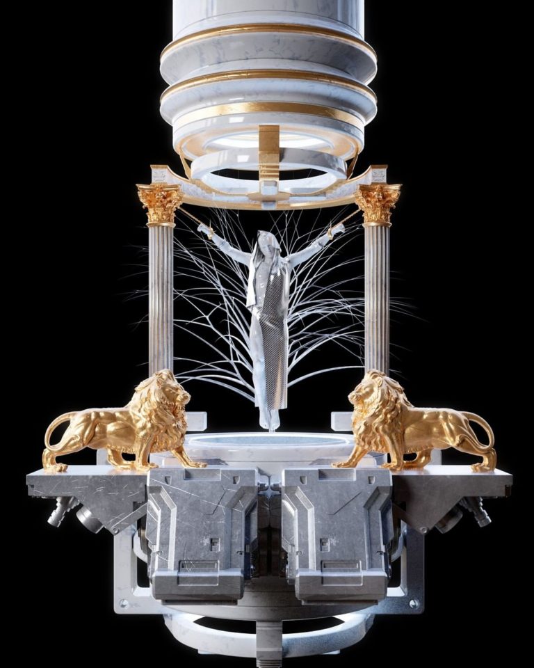 Artist Creates Mind-Blowing 3D Visuals on The Border of Cyber Culture ...